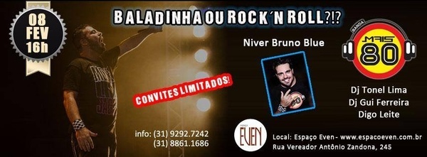 Baladinha ou Rock'n Roll | Aniversário Bruno Blue em Belo Horizonte ...