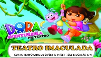 Dora a Aventureira no Teatro - Dia 14/09 em Belo Horizonte - Sympla