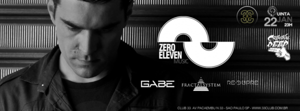 Gabe live @ Club 33 | Quinta Feira em SAO PAULO - Sympla