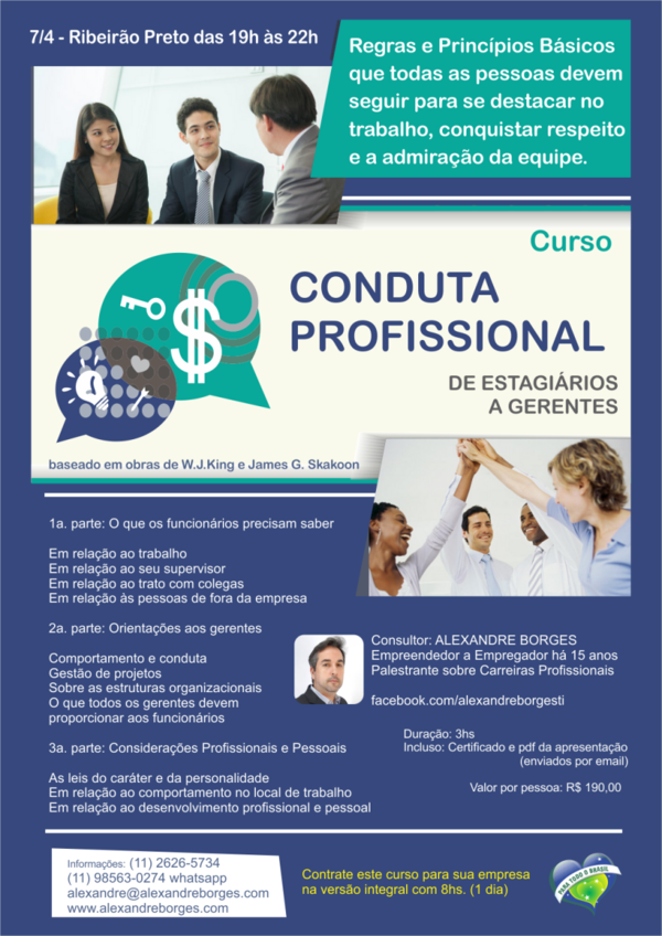 Conduta Profissional - Regras e Princípios Básicos em Ribeirão Preto ...
