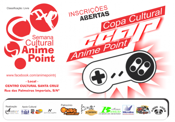 CCAP - Copa Cultural Anime Point em Rio de Janeiro - Sympla