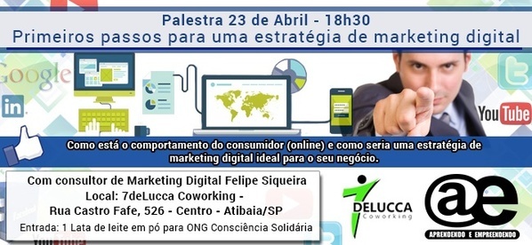 Primeiros Passos para Estratégia de Marketing Digital em Atibaia - Sympla