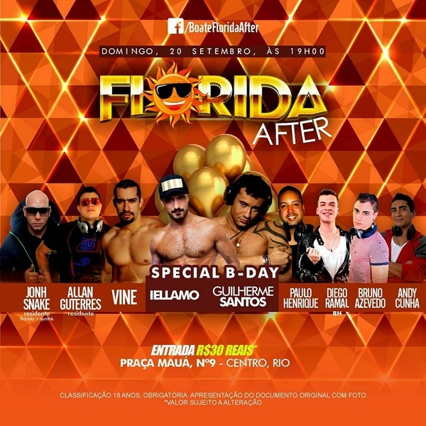 Florida AFTER - Boate Florida em Rio de Janeiro - Sympla