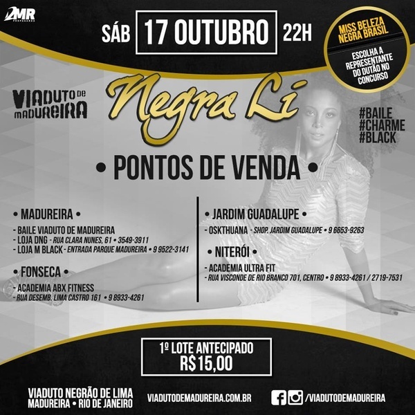 BAILE DE CHARME DO VIADUTO DE MADUREIRA RECEBE NESTE SÁBADO A CANTORA ...