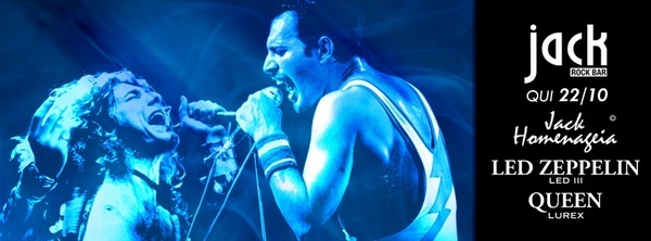 QUINTA | JACK HOMENAGEIA LED ZEPPELIN & QUEEN! em Belo Horizonte - Sympla