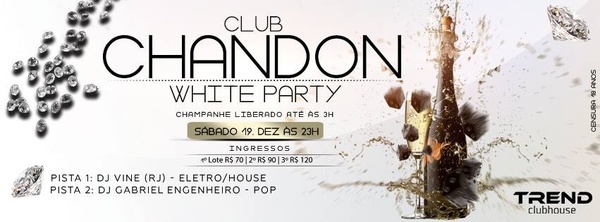 Club Chandon - White Party em Juiz de Fora - Sympla