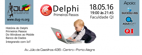 Delphi Primeiros Passos 18-05-16 em Porto Alegre - Sympla