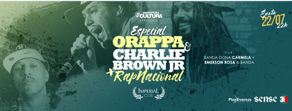 Especial O Rappa, Charlie Brown Jr + Rap Nacional em Guarulhos - Sympla