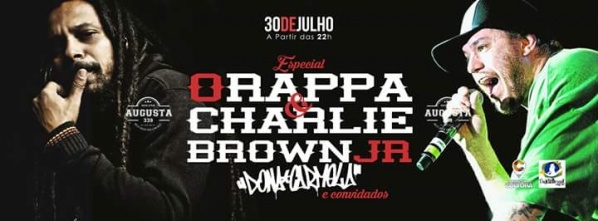 Especial O Rappa e Charlie Brown Jr na Augusta em São Paulo - Sympla