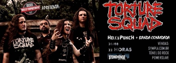 TORTURE SQUAD em BH em Belo Horizonte - Sympla