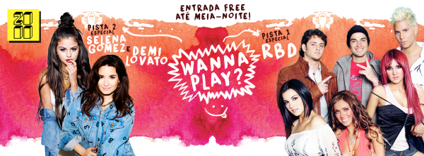 Festa 2000 • 0800 até 00h • RBD Rebelde + Selena Gomez vs Demi Lovato ...