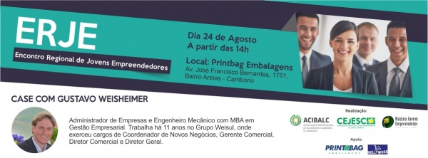 ERJE - GRANDE FLORIANOPOLIS em Camboriú - Sympla