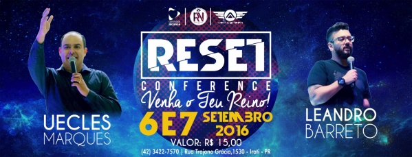 RESET CONFERENCE em Irati - Sympla