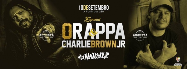 Especial O Rappa e Charlie Brown Jr na Rua Augusta em São Paulo - Sympla