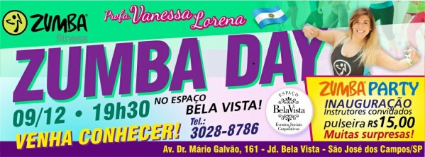 Zumba Day - São José dos Campos em São José dos Campos - Sympla