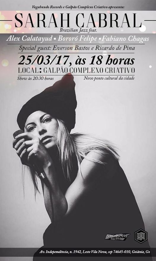 Sarah Cabral no Galpão! em Goiânia - Sympla