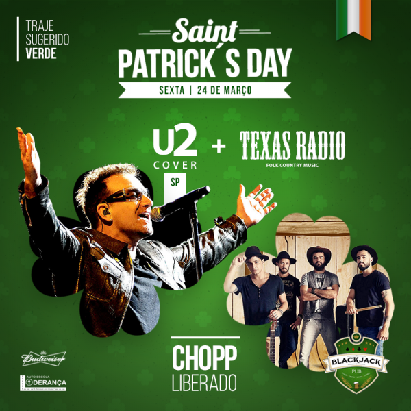 Saint Patrick's Day (OPEN CHOPP) em Nova Serrana - Sympla