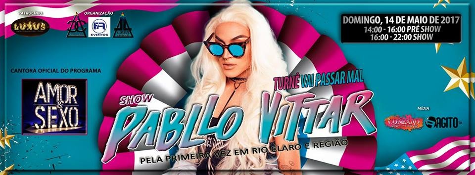 SHOW PABLLO VITTAR- Vai passar mal tour - Sympla SHOW PABLLO VITTAR- Vai passar mal tour - Sympla