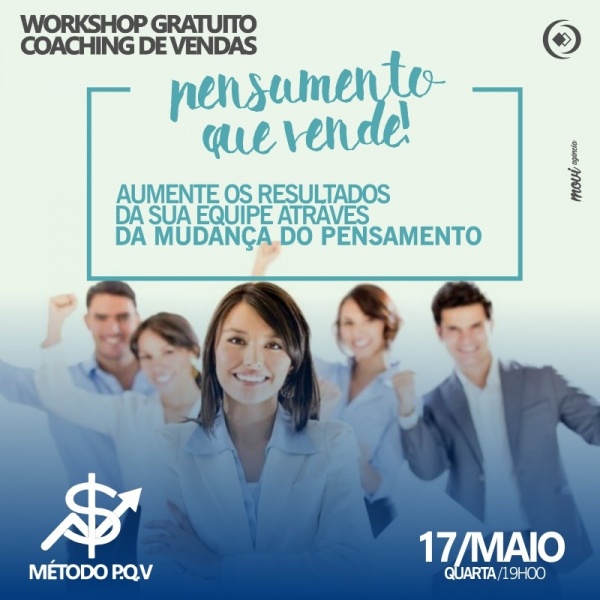 WORKSHOP DE VENDAS - MÉTODO PQV - PENSAMENTO QUE VENDE em Campinas - Sympla