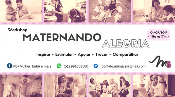 Workshop Maternando Alegria em Porto Alegre - Sympla