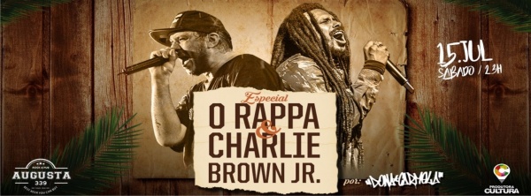 Especial "O Rappa e Charlie Brown Jr" na Rua Augusta por Dona Carmela ...