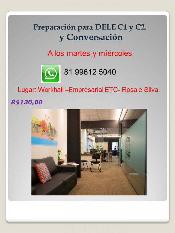 Preparação para DELE C1 y C2 y Conversación - online - Sympla