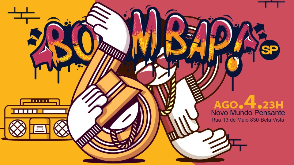 04/08 - BOOM BAP! EDIÇÃO SÃO PAULO NO MUNDO PENSANTE - Sympla