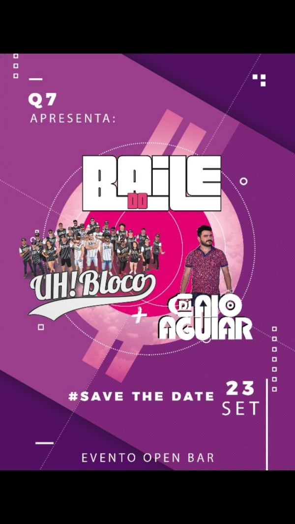 Baile do UH! Bloco + DJ Caio Aguiar em Curvelo - Sympla
