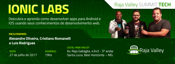 Summit Tech: Ionic Labs – Descubra e aprenda como desenvolver apps para Android e IOS em Belo ...