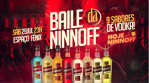 Fênix - Baile da Ninnoff / Open bar + 9 sabores de vodka em Rio de ...