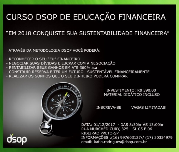Curso DSOP de Educação Financeira - Ribeirão Preto-SP em Ribeirao Preto ...