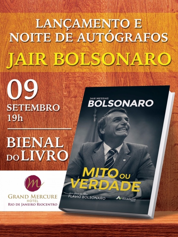 Lançamento Mito Book - Jair Bolsonaro em Rio de Janeiro - Sympla