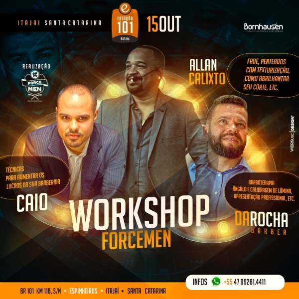Workshop Force Men com Allan Calixto em Itajaí - Sympla