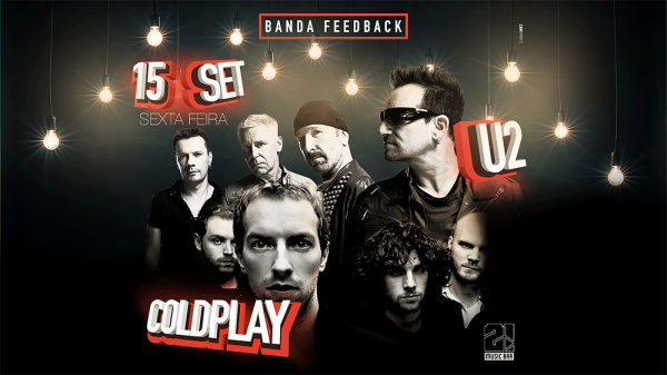 U2 e Coldplay Tribute por banda Feedback em Campo Grande - Sympla