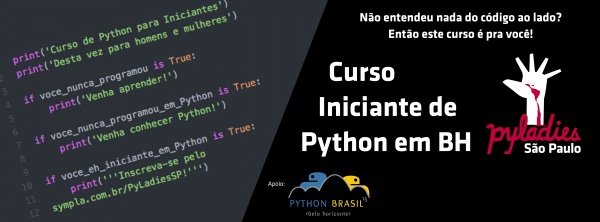 Curso Básico de Python para Iniciantes em Belo Horizonte - Sympla