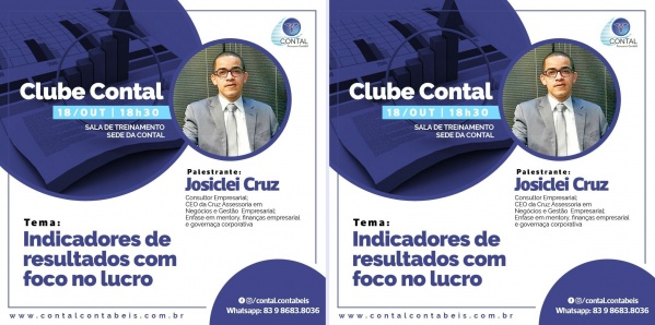 Clube CONTAL - Outubro em João Pessoa - Sympla