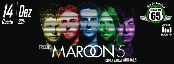 ROTA 65 - TRIBUTO MAROON 5 em Rio de Janeiro - Sympla