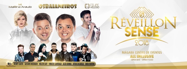 Réveillon Sense #18 | All Inclusive @Niágara em Belo Horizonte - Sympla
