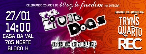 Carnaval Sublime - Louie Dogs Tributo ao Sublime em Brasília - Sympla