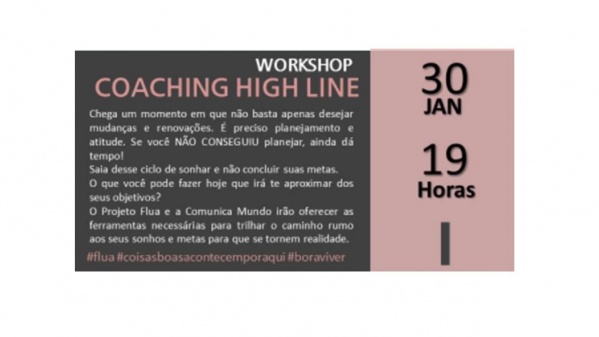 Workshop Coaching High Line em Belo Horizonte - Sympla