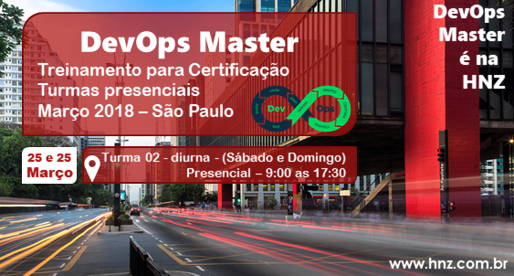 Curso DevOps Master Presencial São Paulo T02-MAR2018 em são paulo - Sympla