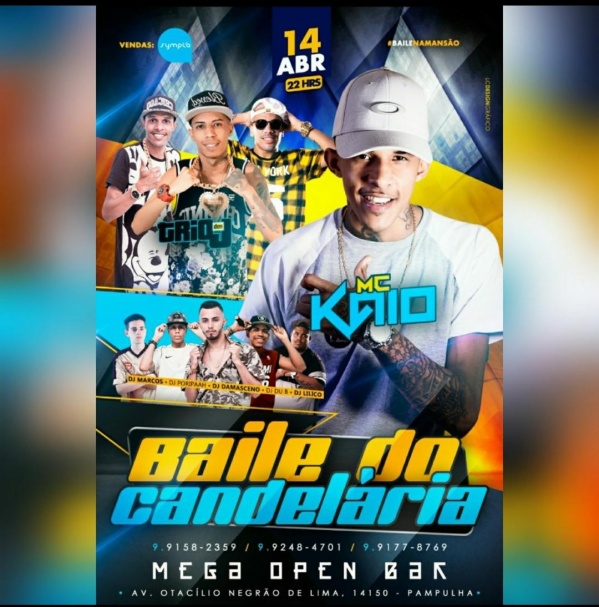 Mc Kaio Baile do Candelária em Belo Horizonte - Sympla