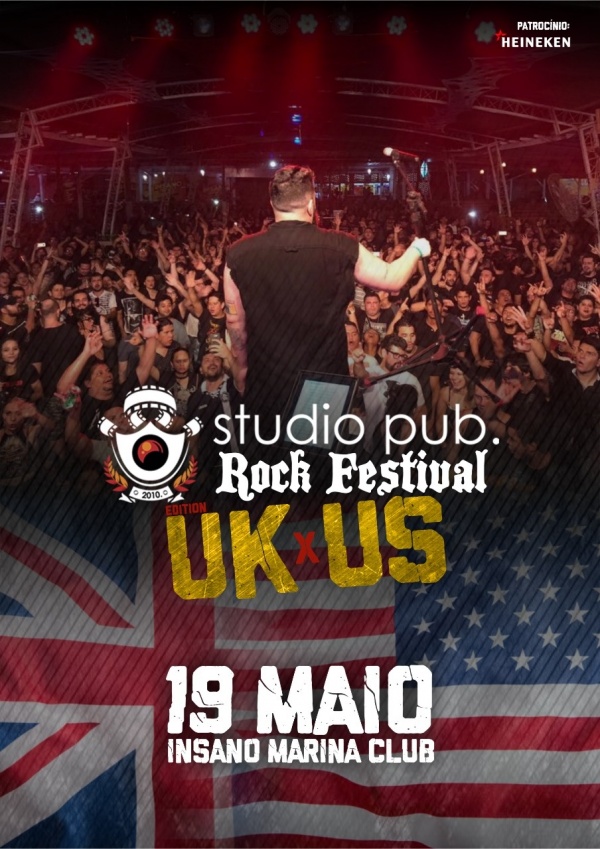 Studio Pub Rock Festival Uk x Us Edition em Belém - Sympla