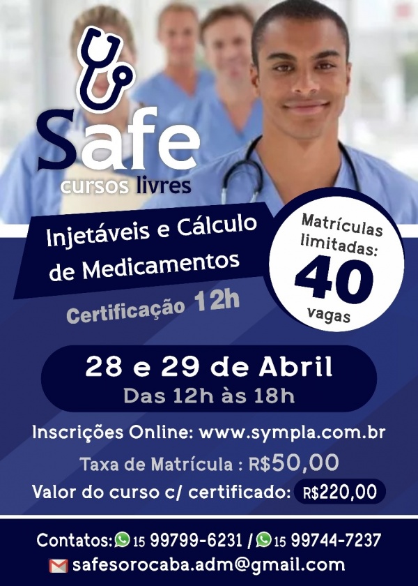 Curso Injetáveis e Cálculo de Medicamentos em Sorocaba - Sympla