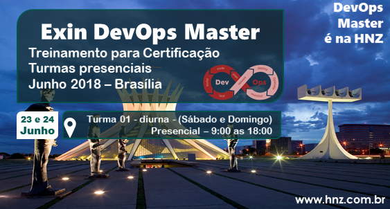 Curso DevOps Master Presencial Brasilia T01-JUN2018 em Brasilia - Sympla