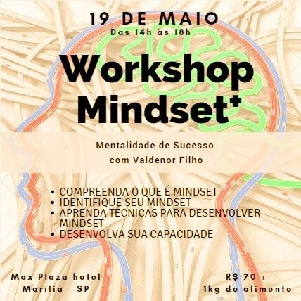 MINDSET+ Experiência de Sucesso em Marília - Sympla