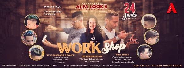 1º Workshop Alfa Look's Team Baixada Santista em São Vicente - Sympla