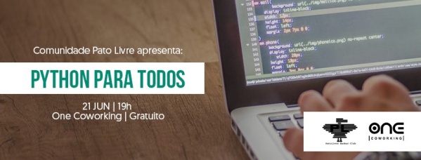 Comunidade Pato Livre: Python para todos em Pato Branco - Sympla