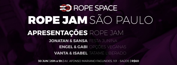 Rope Jam São Paulo em São Paulo - Sympla