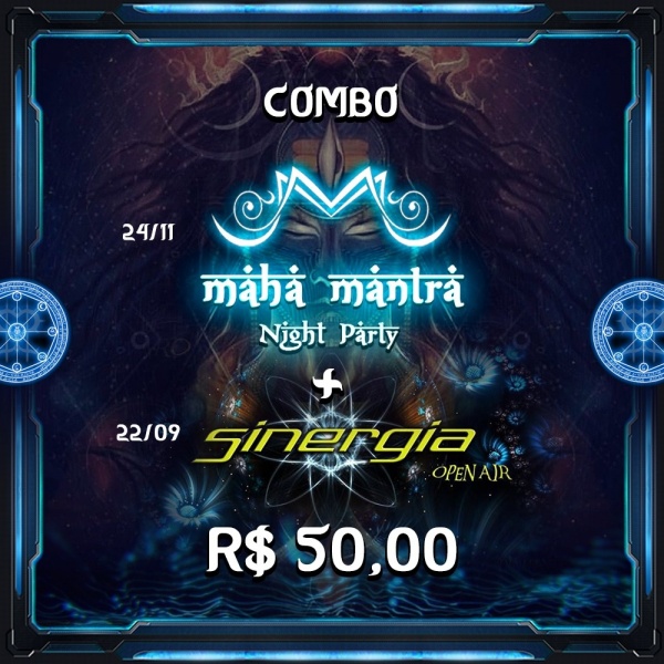 MAHA MANTRA NIGHT PARTY & SINERGIA OPEN ARI - online - Sympla
